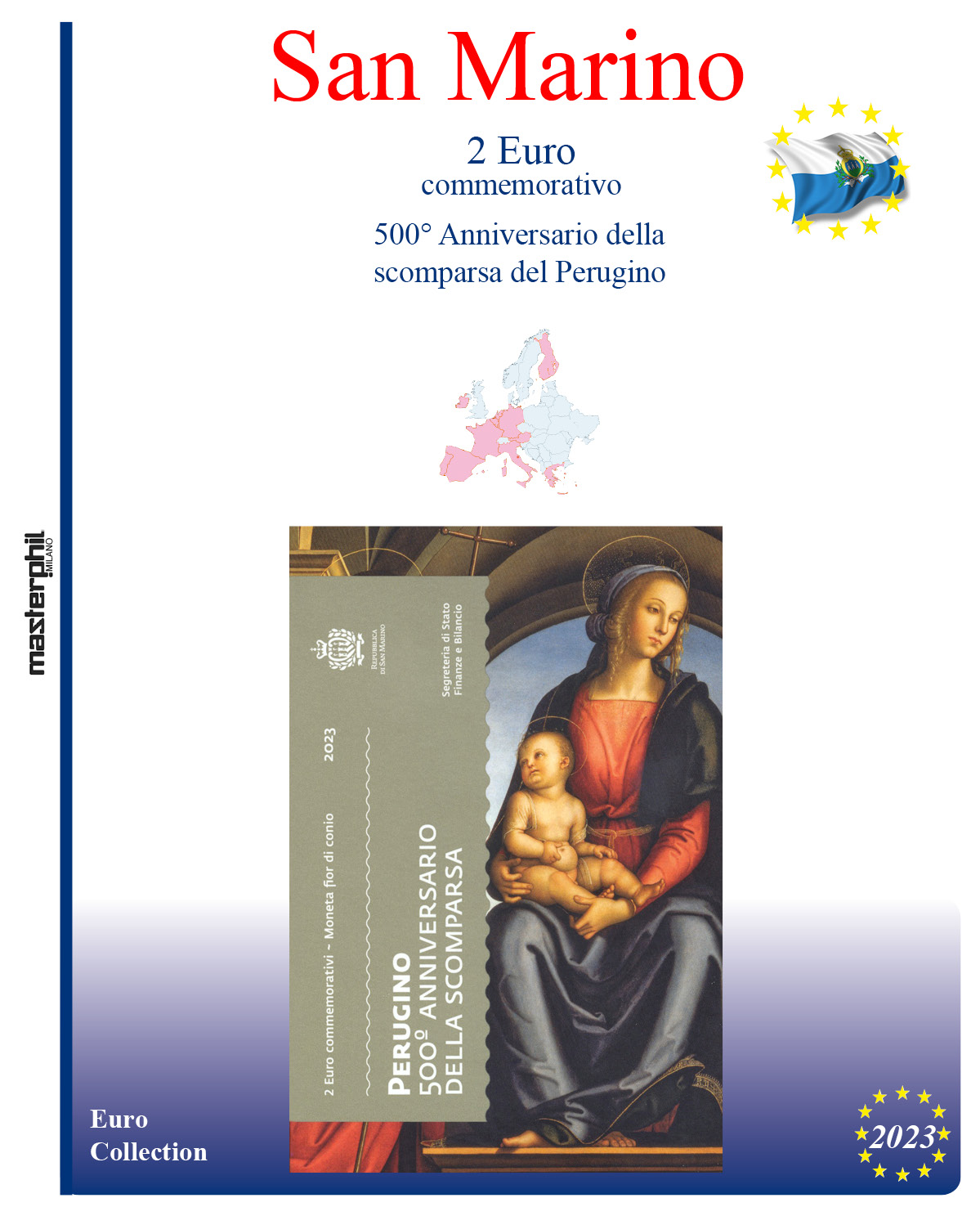 2 EURO 2023 - 500° Ann. della scomparsa del Perugino | Master Phil